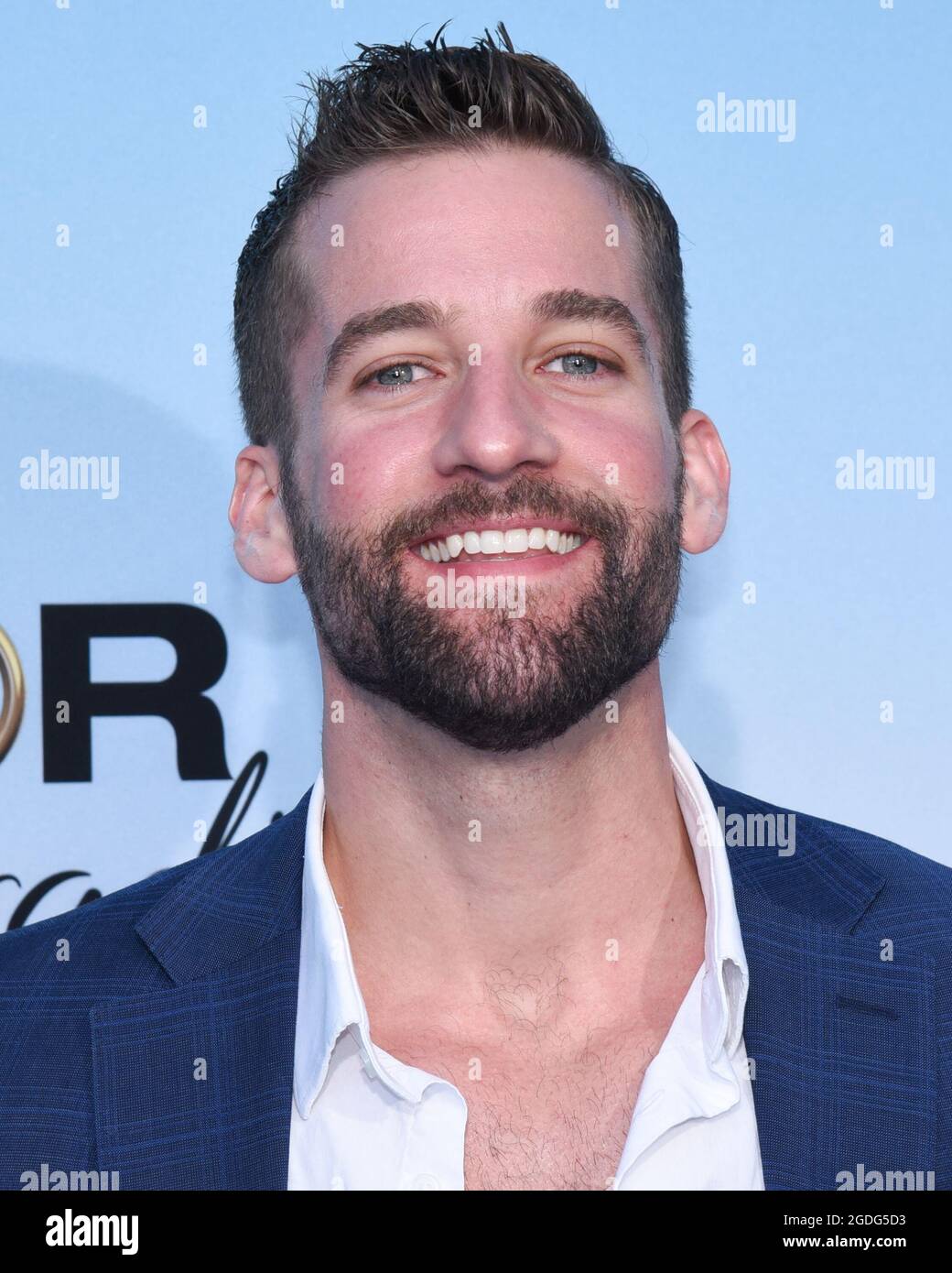 August 12, 2021, Santa Monica, California, USA: Connor Brennan attends ...