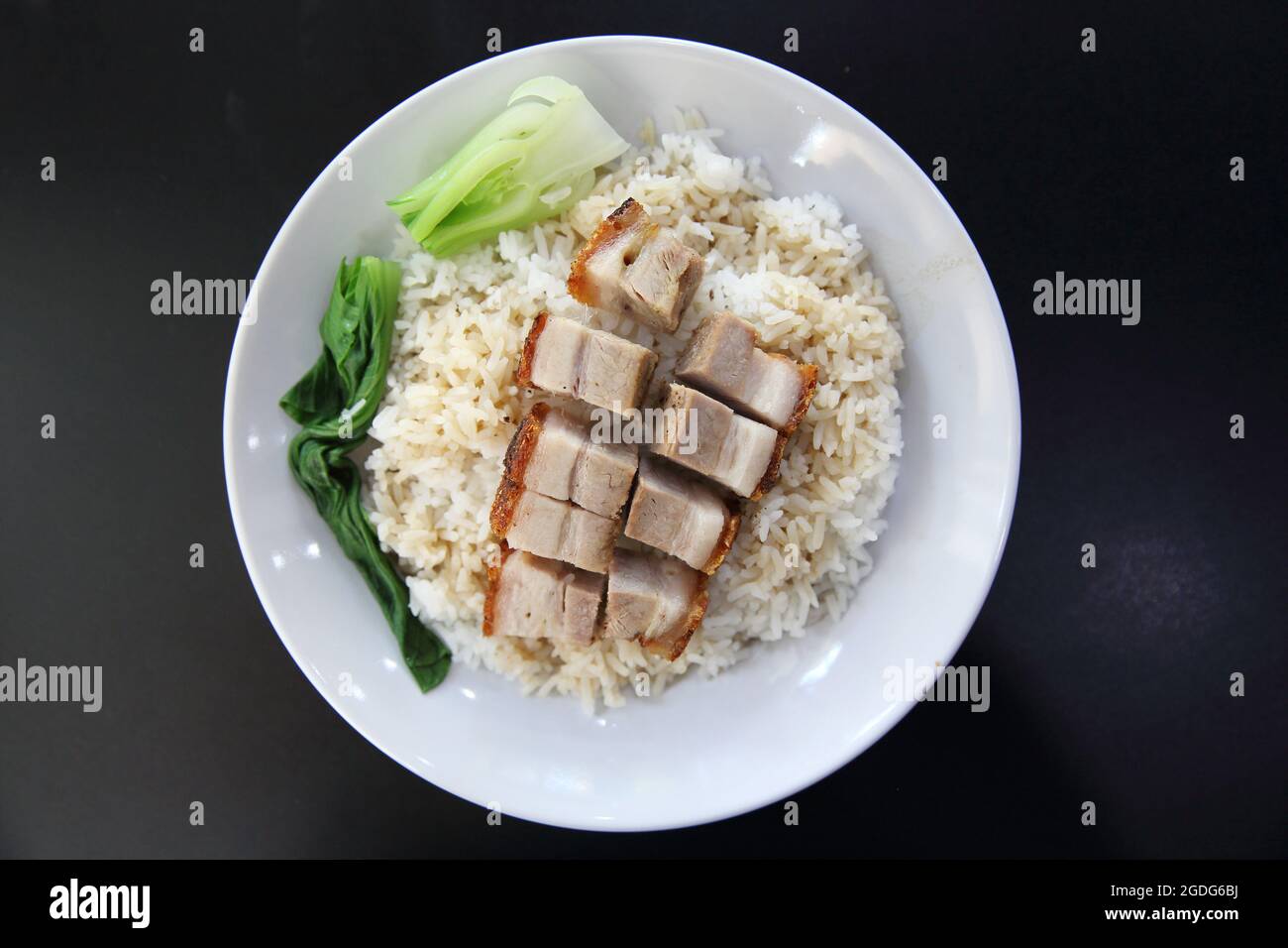 Rice crispy pork Stock Photo - Alamy