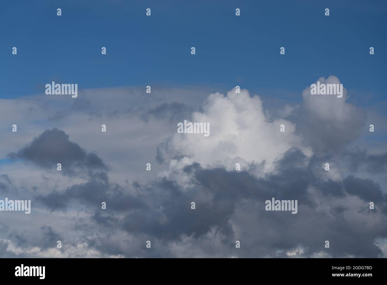 Beautiful cumulus clouds over hi-res stock photography and images - Alamy