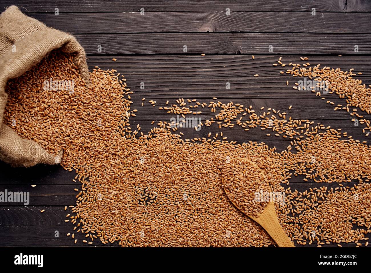 wooden table healthy breakfast wood background Stock Photo - Alamy