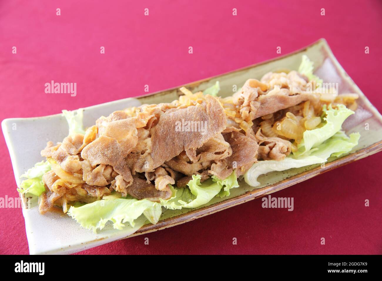 boiled beef slices Stock Photo - Alamy