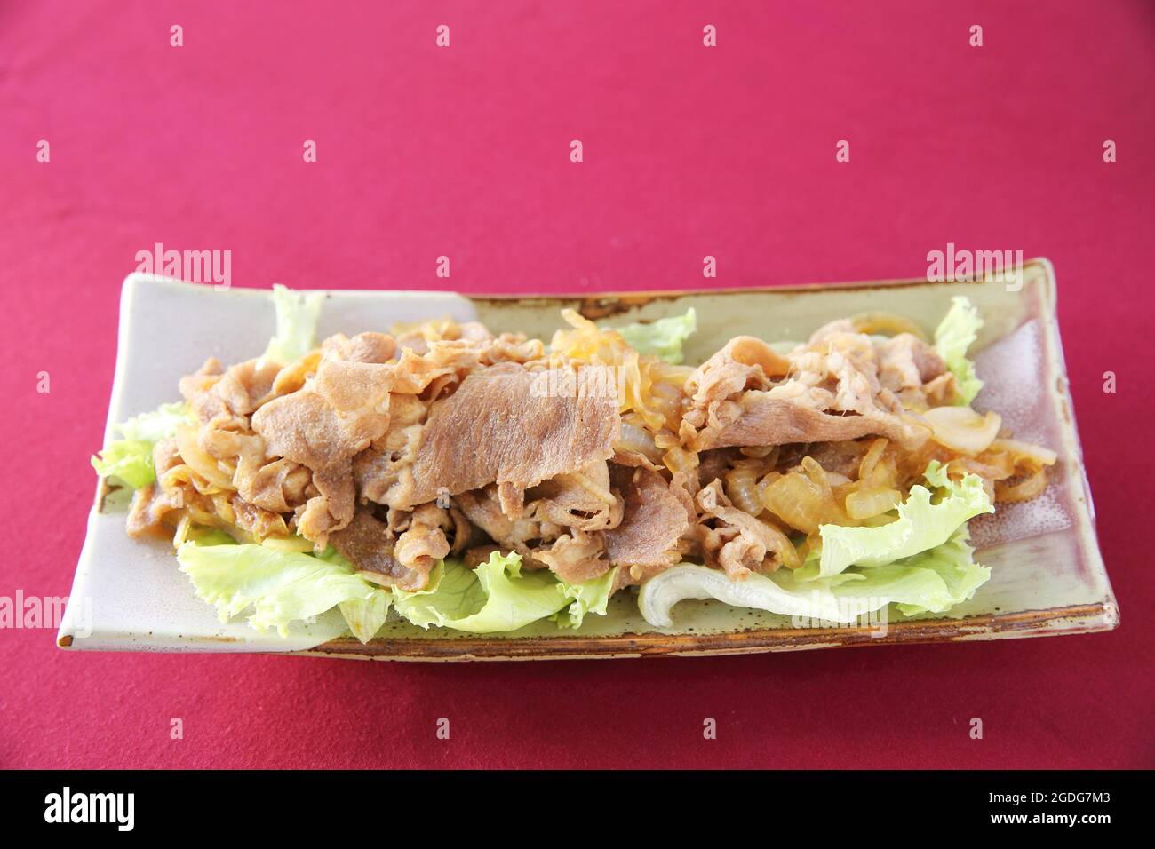 boiled beef slices Stock Photo - Alamy