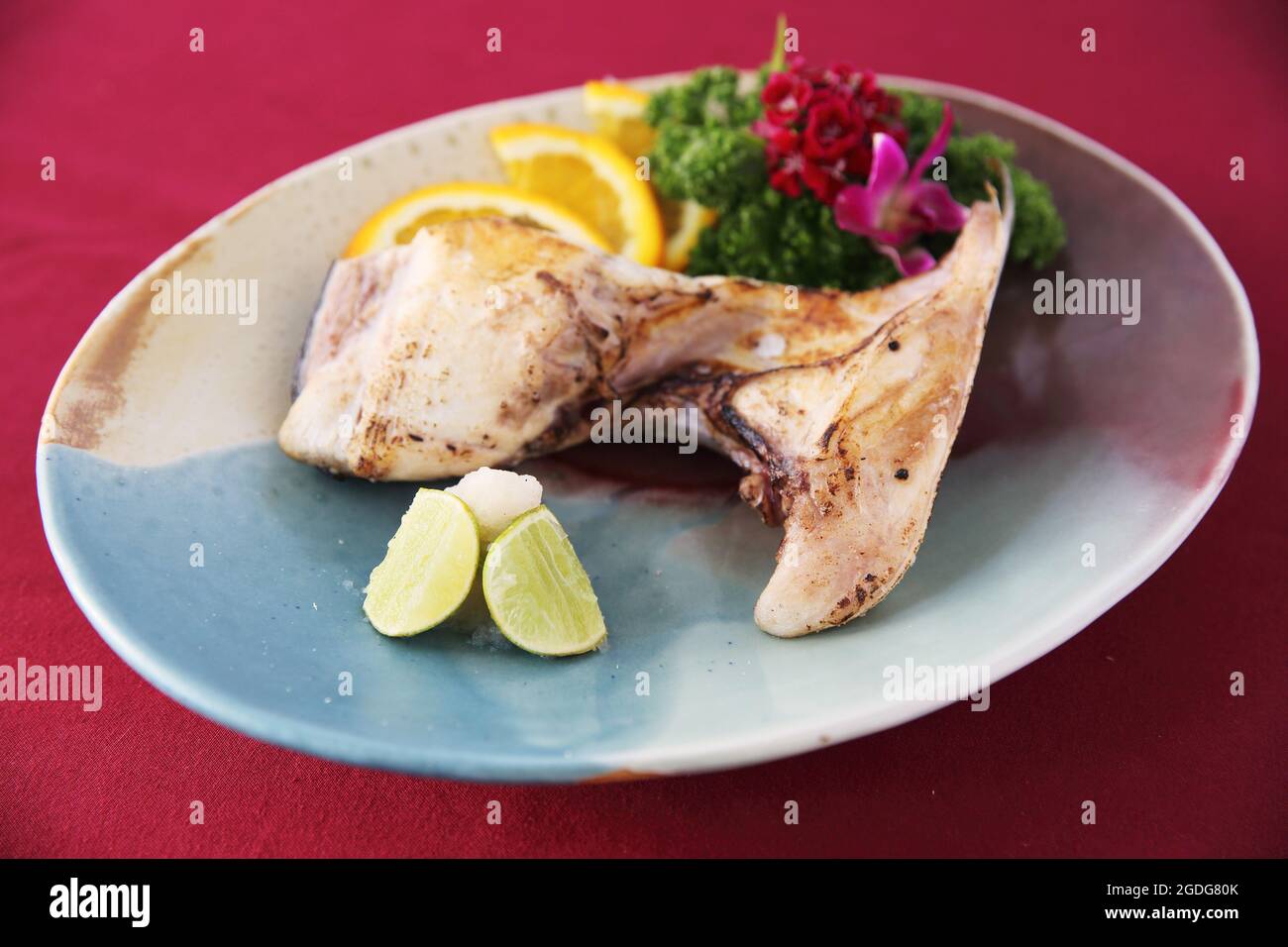 Grill Black cod japanese style Stock Photo - Alamy