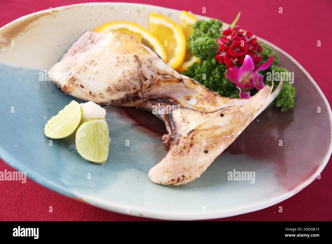 Grill Black cod japanese style Stock Photo - Alamy