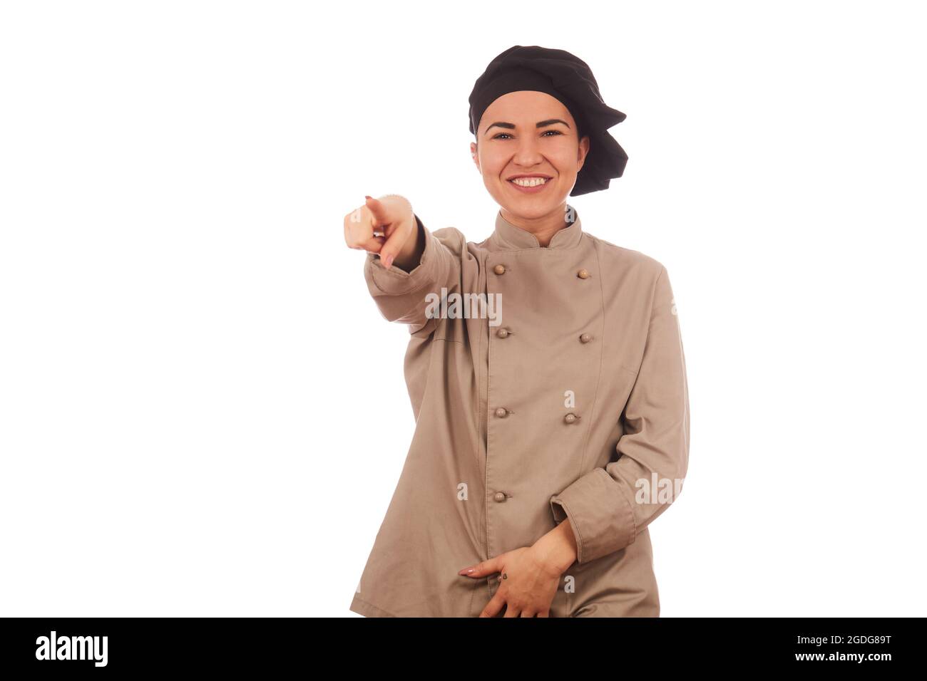 pretty female chef Stock Photo - Alamy