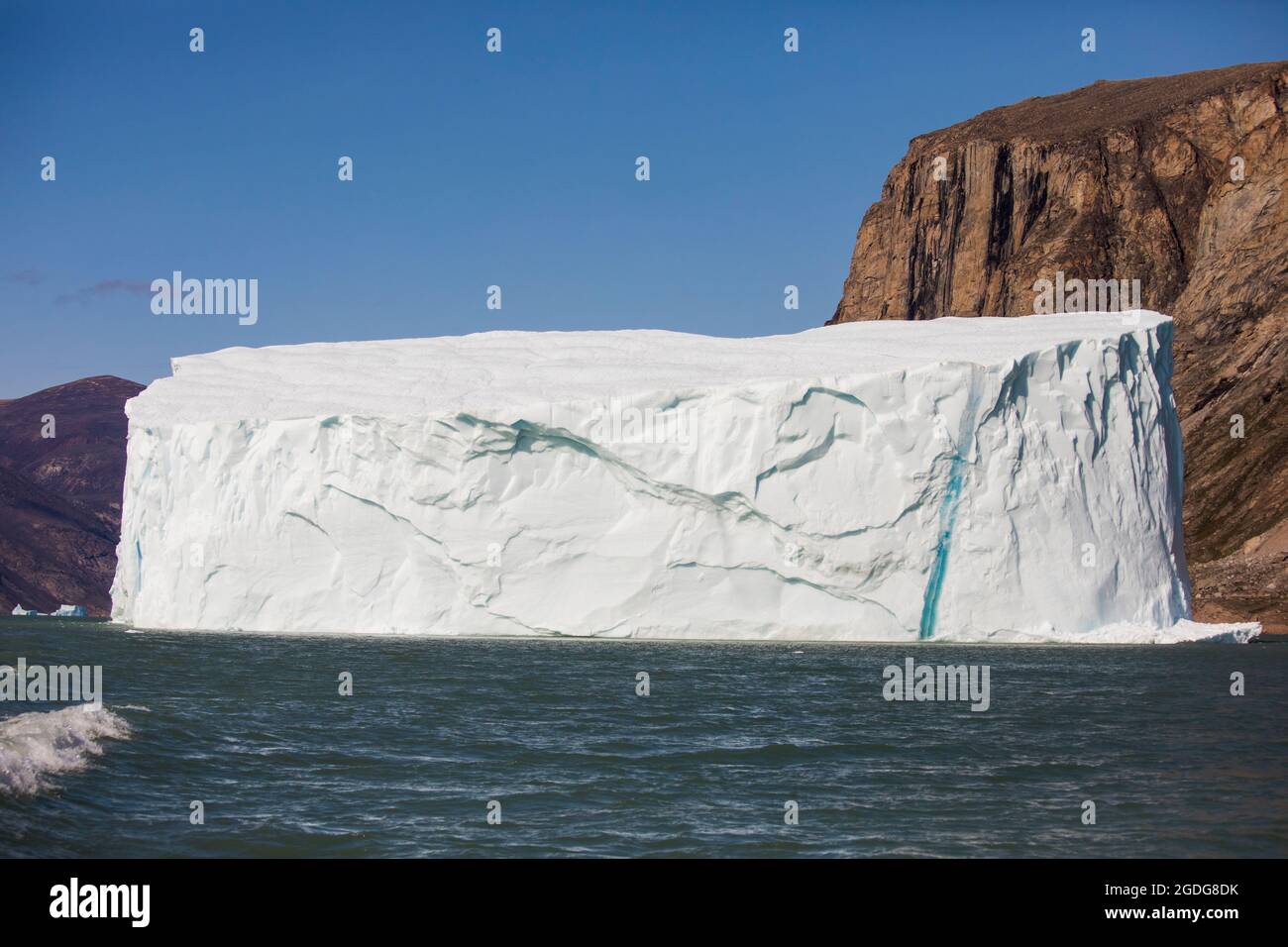 Iceberg floating in the Arctic Ocean Stock Photo - Alamy