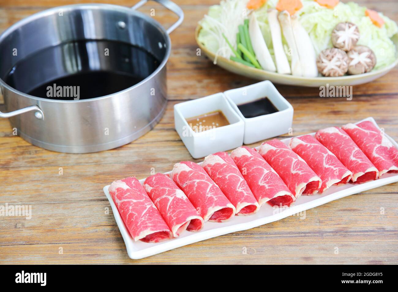 beef shabu shabu Stock Photo - Alamy