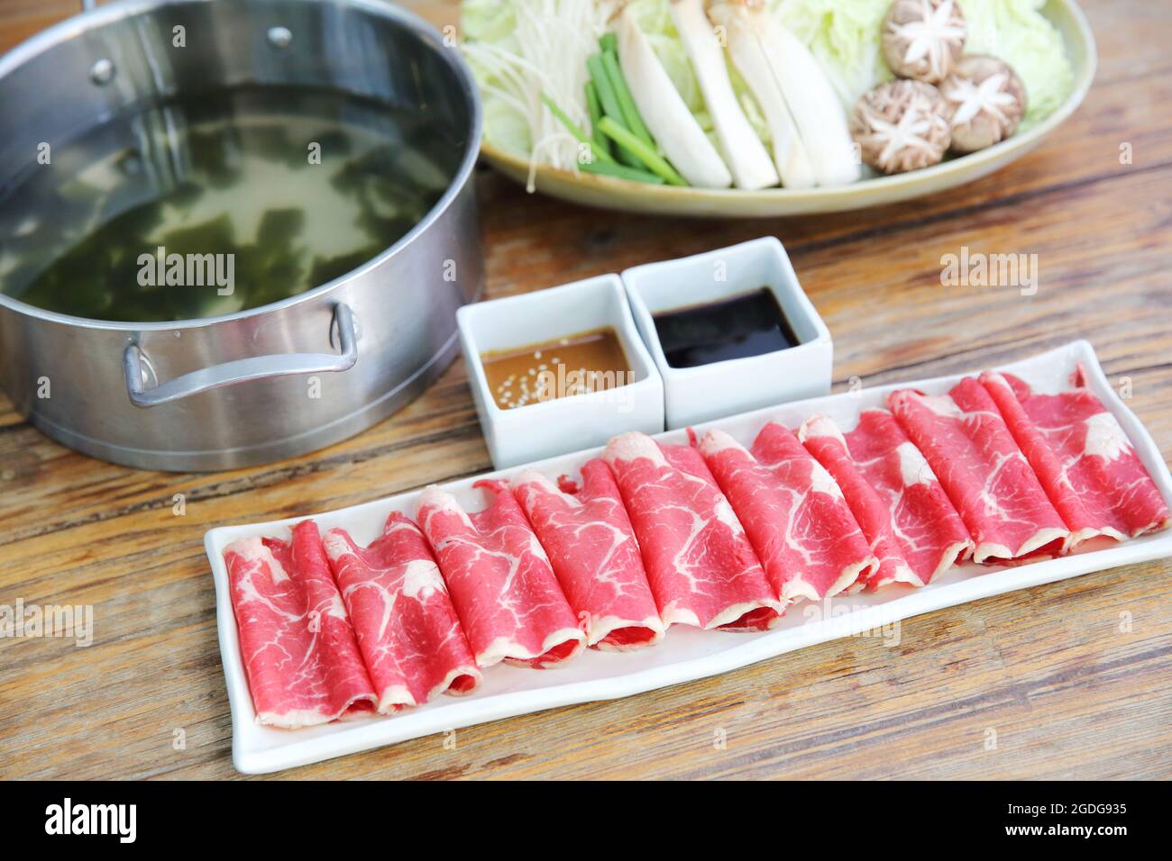 beef shabu shabu Stock Photo - Alamy