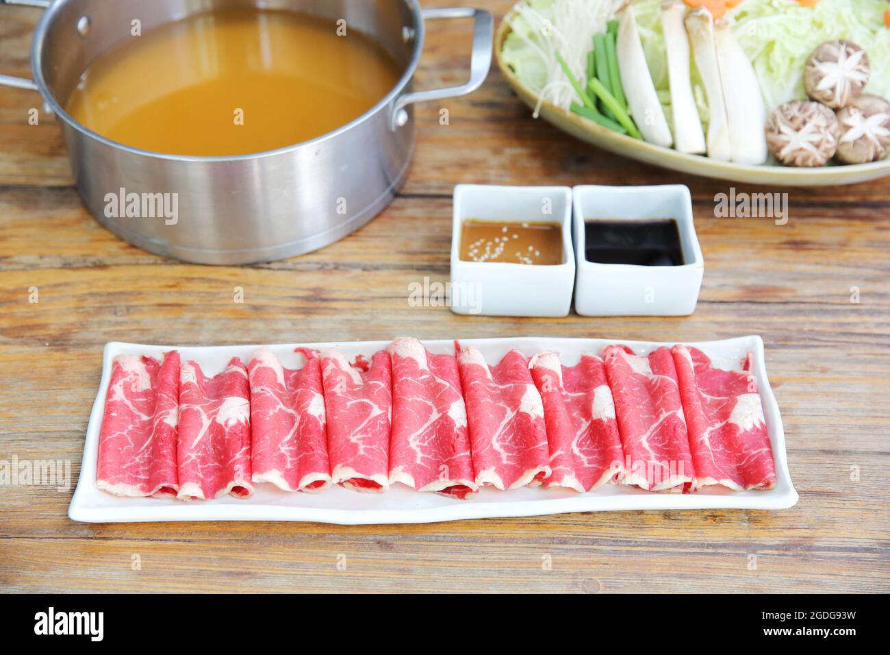 beef shabu shabu Stock Photo - Alamy