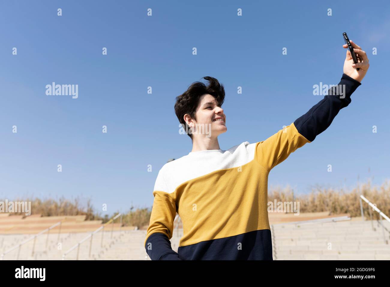 cute attractive foolish handsome guy wearing casual Stock Photo - Alamy