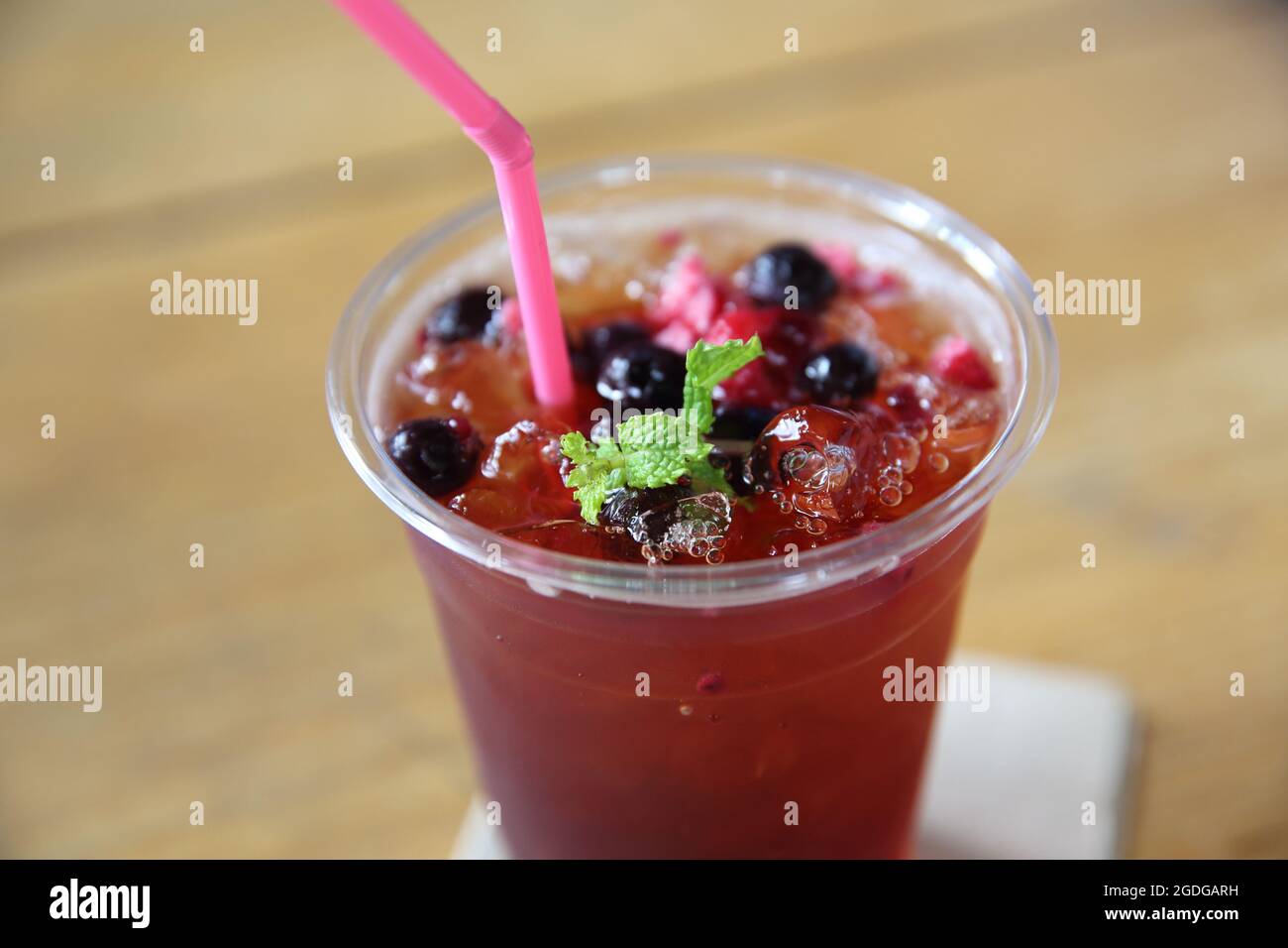 Berries cold tea hi-res stock photography and images - Alamy