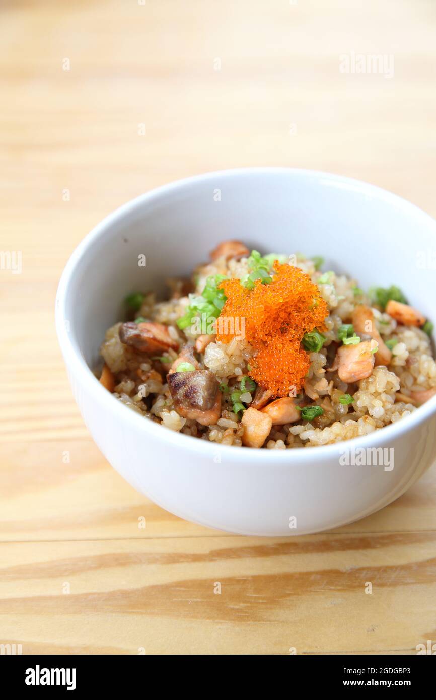 Japanese salmon fried rice hi-res stock photography and images - Alamy