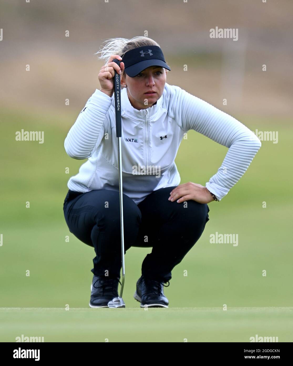 Denmark's Emily Kristine Pedersen during day two of the Trust Golf ...