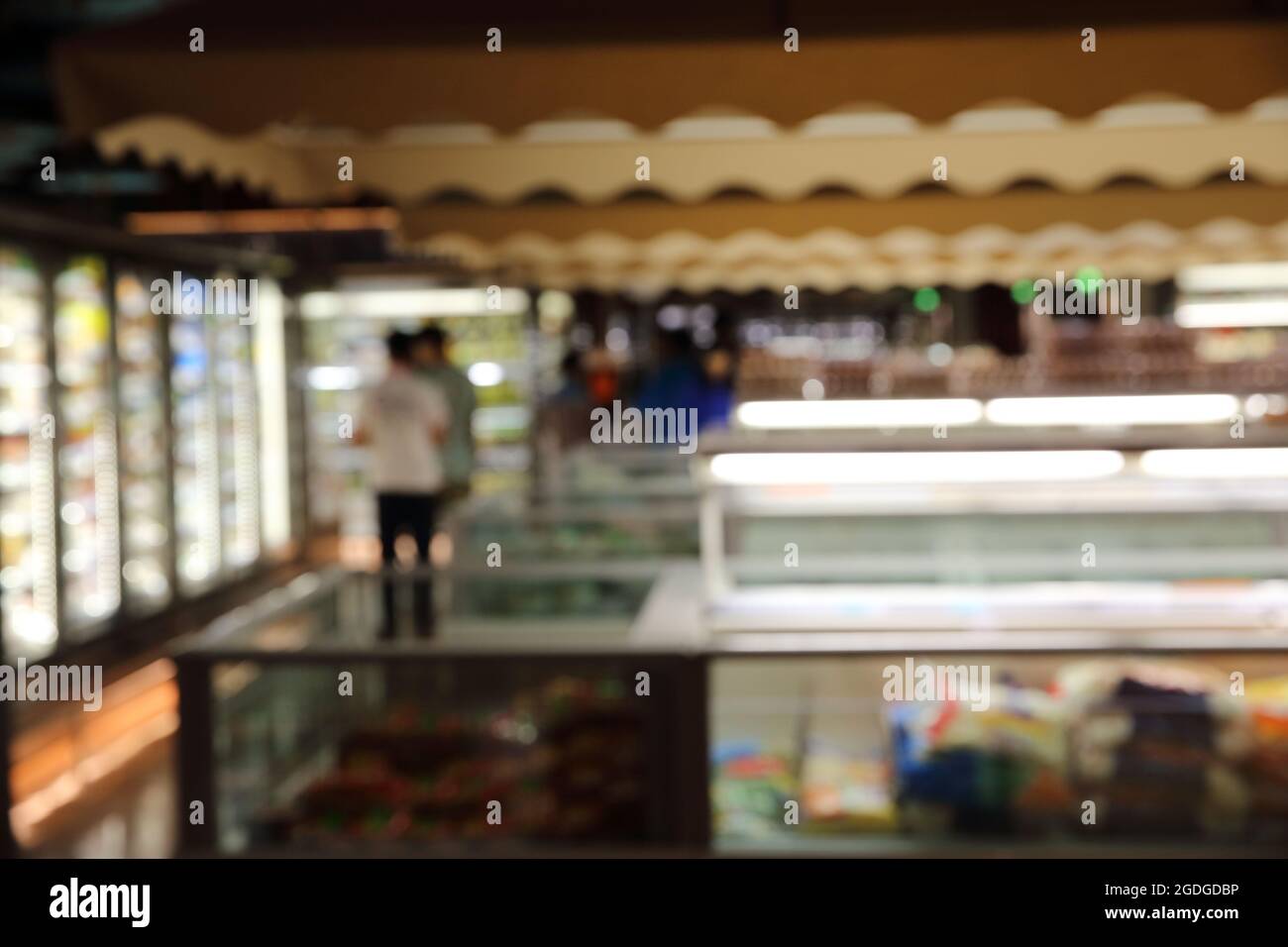blurred image of market background Stock Photo - Alamy