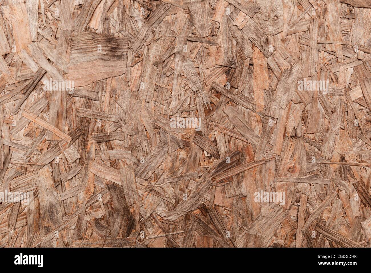 Pressed wood panel background, OSB oriented particle board texture ...