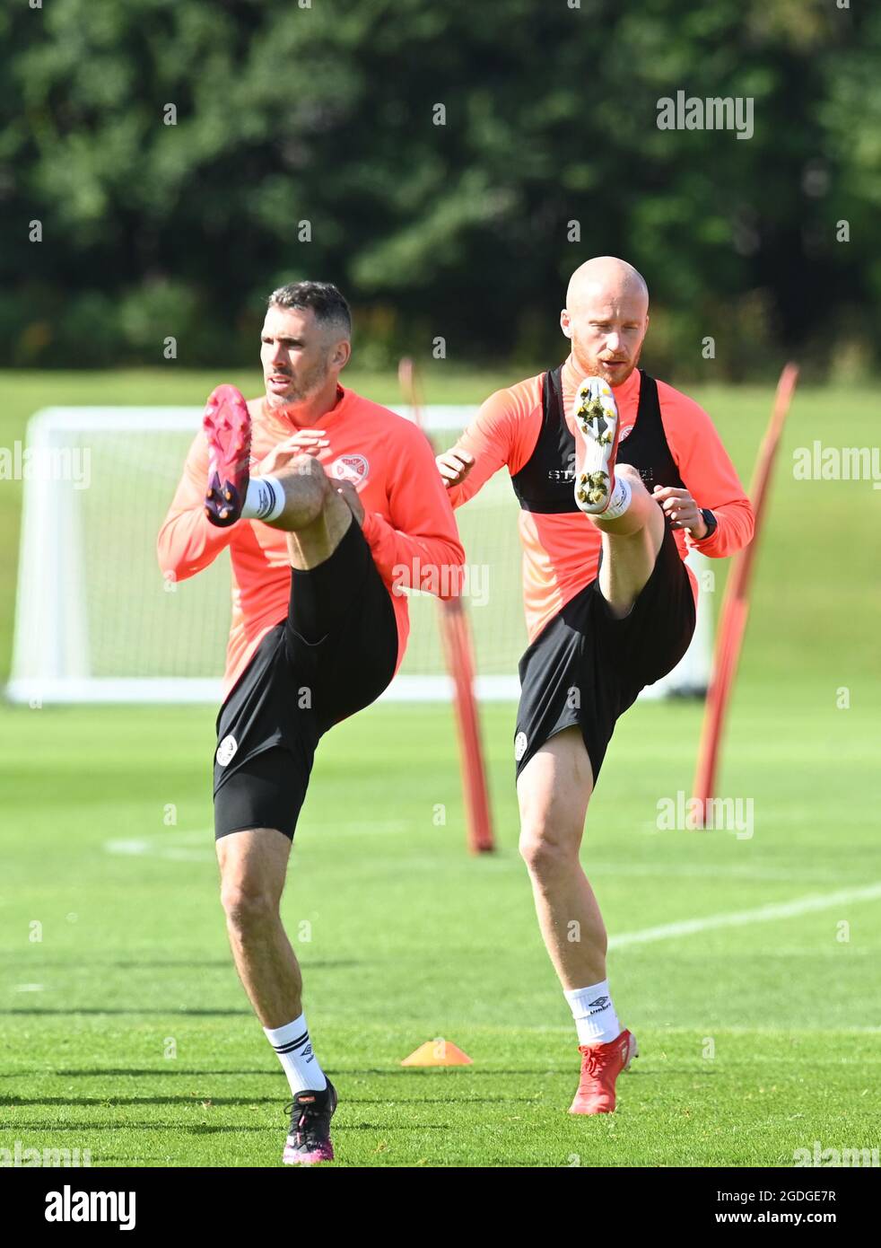 Oriam Sports Centre Edinburgh.Scotland UK.13th Aug-21 Hearts L/r ...