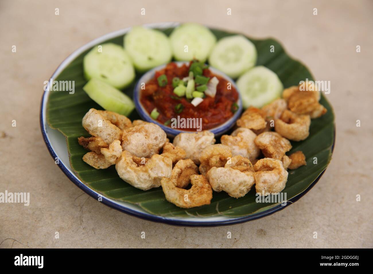 Thai Food appetizer ,Nam Prik Aong ,Thai Northern Style Pork and Tomato ...