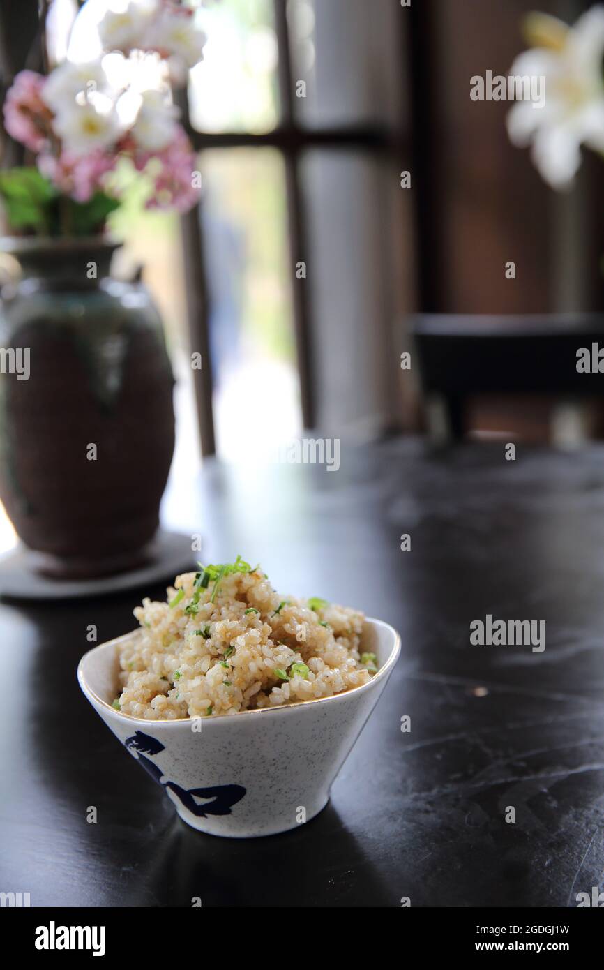 fried rice japanese style Stock Photo - Alamy
