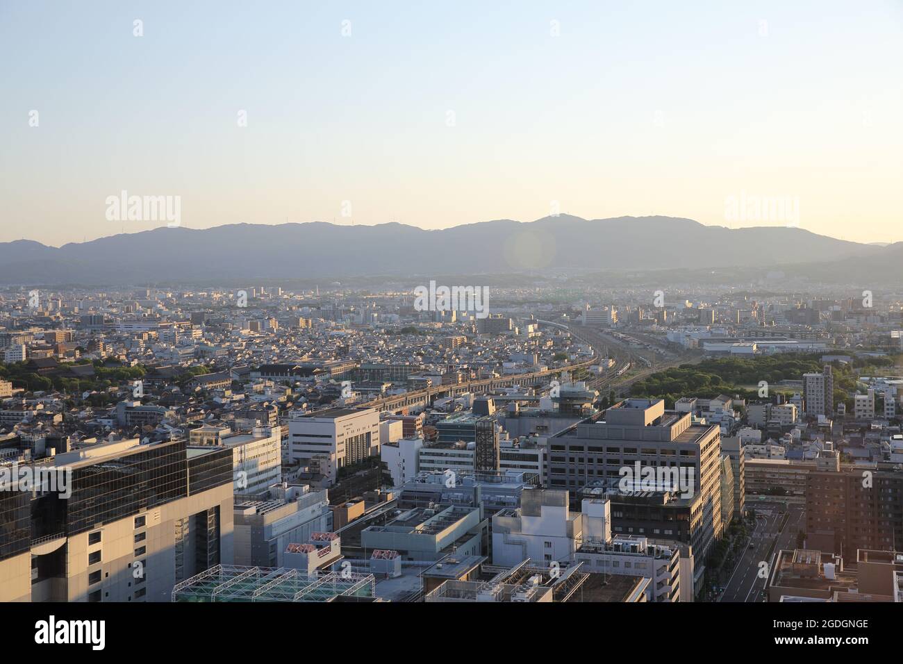 Kyoto, Japan cityscape on sunrise Stock Photo - Alamy