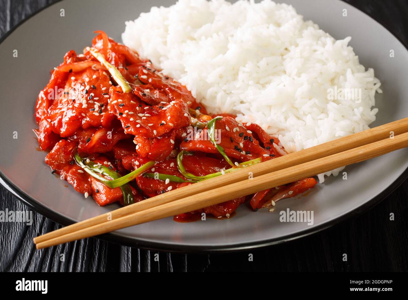 Korean pork hi-res stock photography and images - Alamy