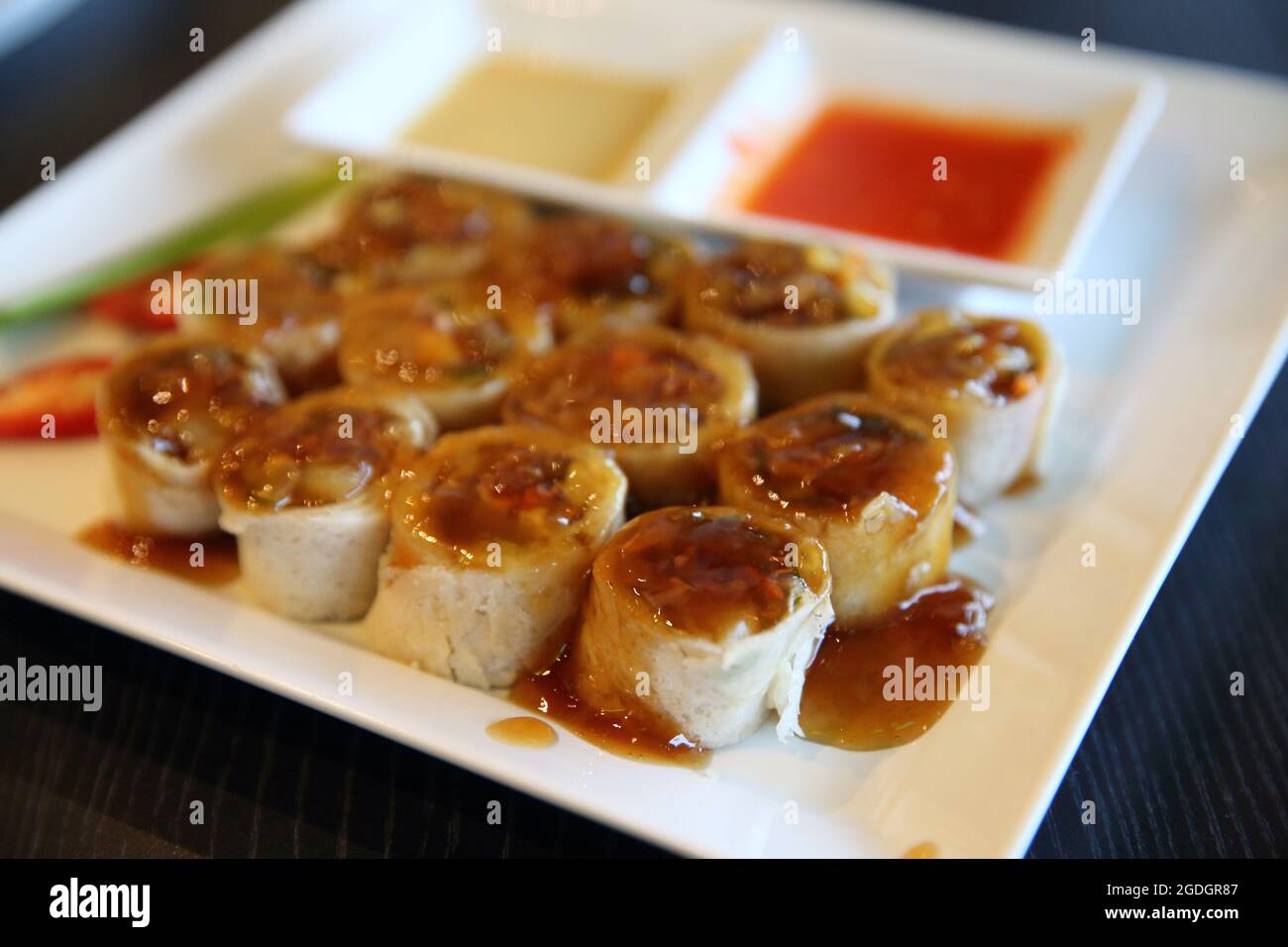 Spring Roll also known as Egg Roll Stock Photo - Alamy