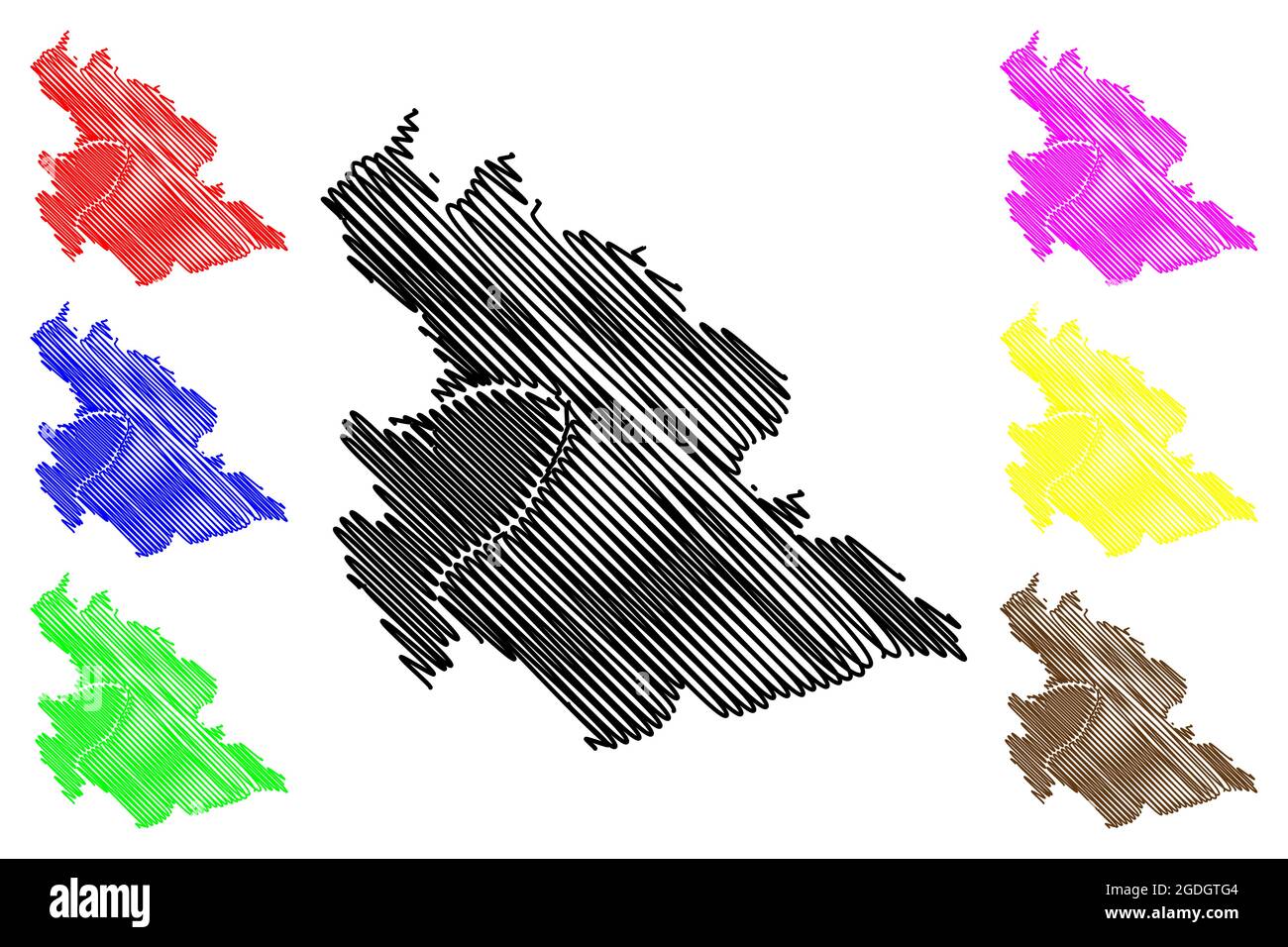 Aschaffenburg city (Federal Republic of Germany, Urban district Lower ...
