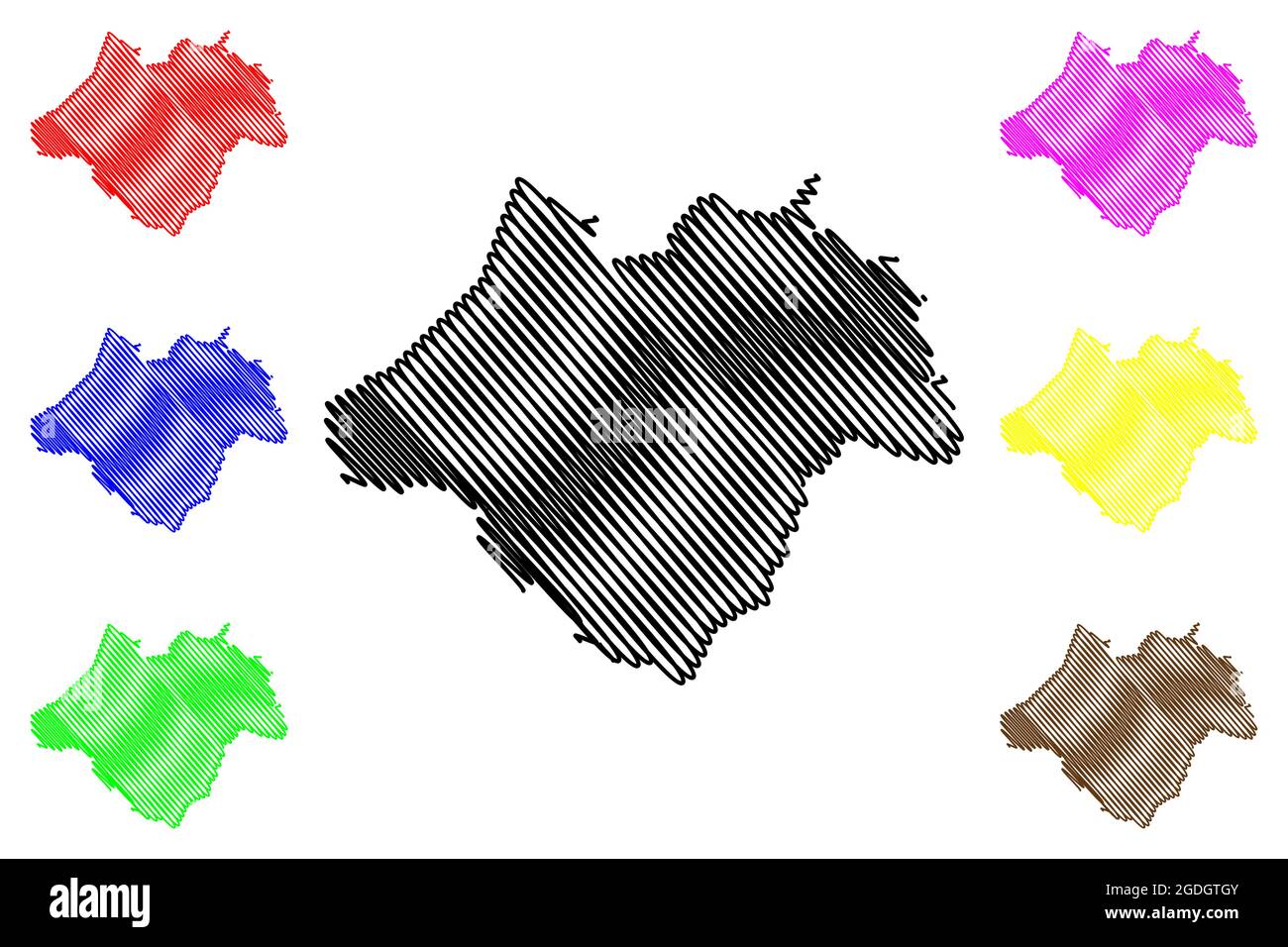 Ammerland district (Federal Republic of Germany, rural district, State ...
