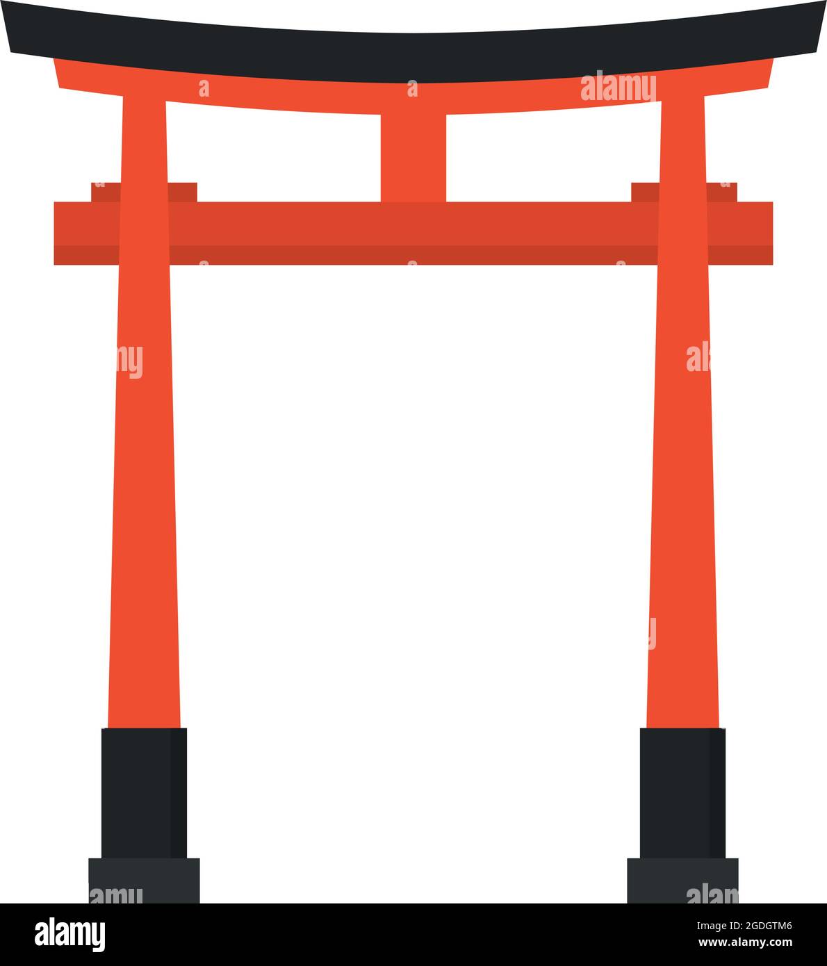 White and red temple Stock Vector Images - Alamy