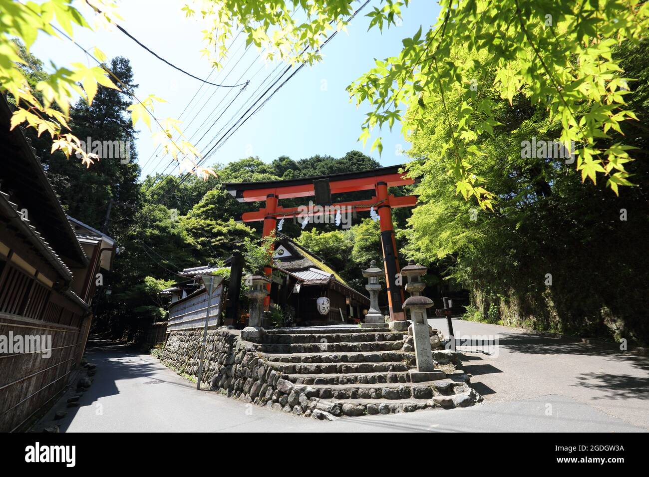 Shrine in kyoto japanese Stock Photo - Alamy