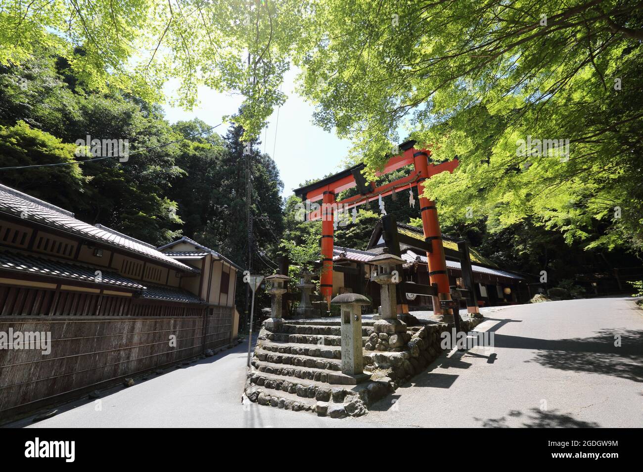 Shrine in kyoto japanese Stock Photo - Alamy