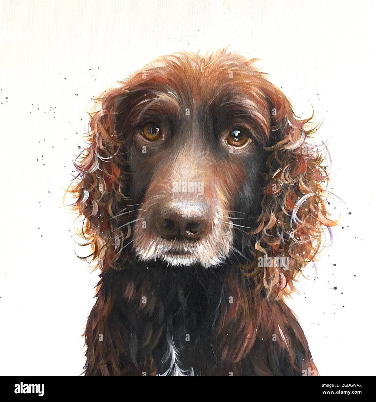 Mans best friend painting hi-res stock photography and images - Alamy