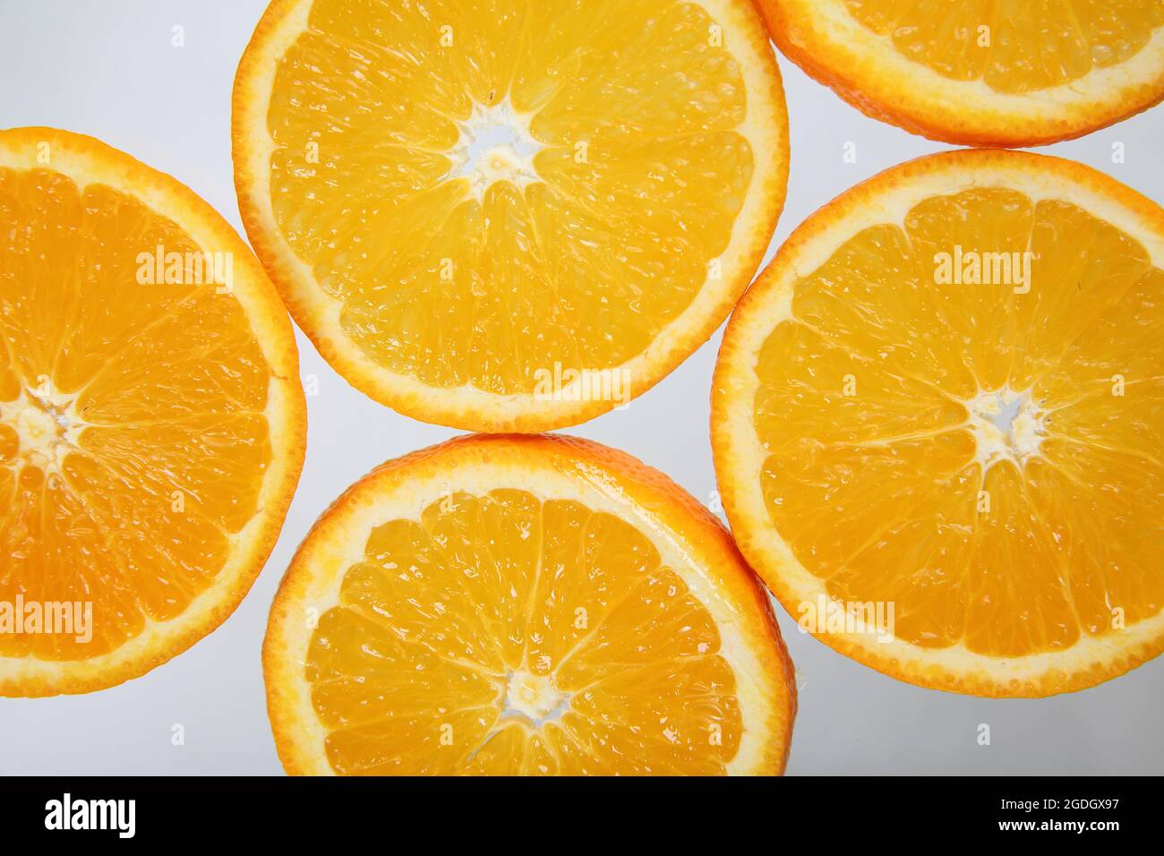 orange isolated in white background Stock Photo - Alamy