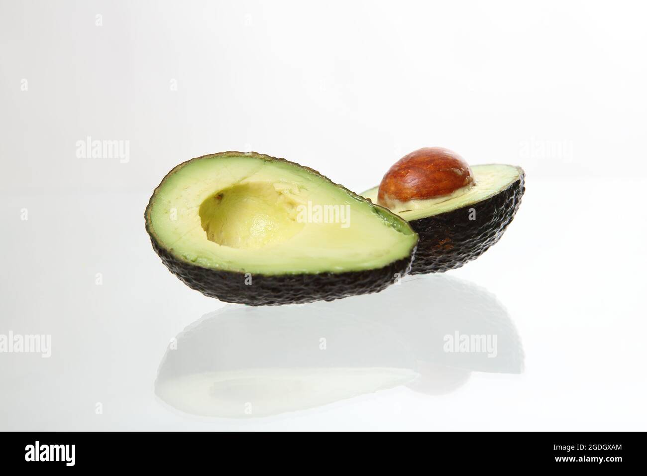 avocado isolated in white background Stock Photo - Alamy