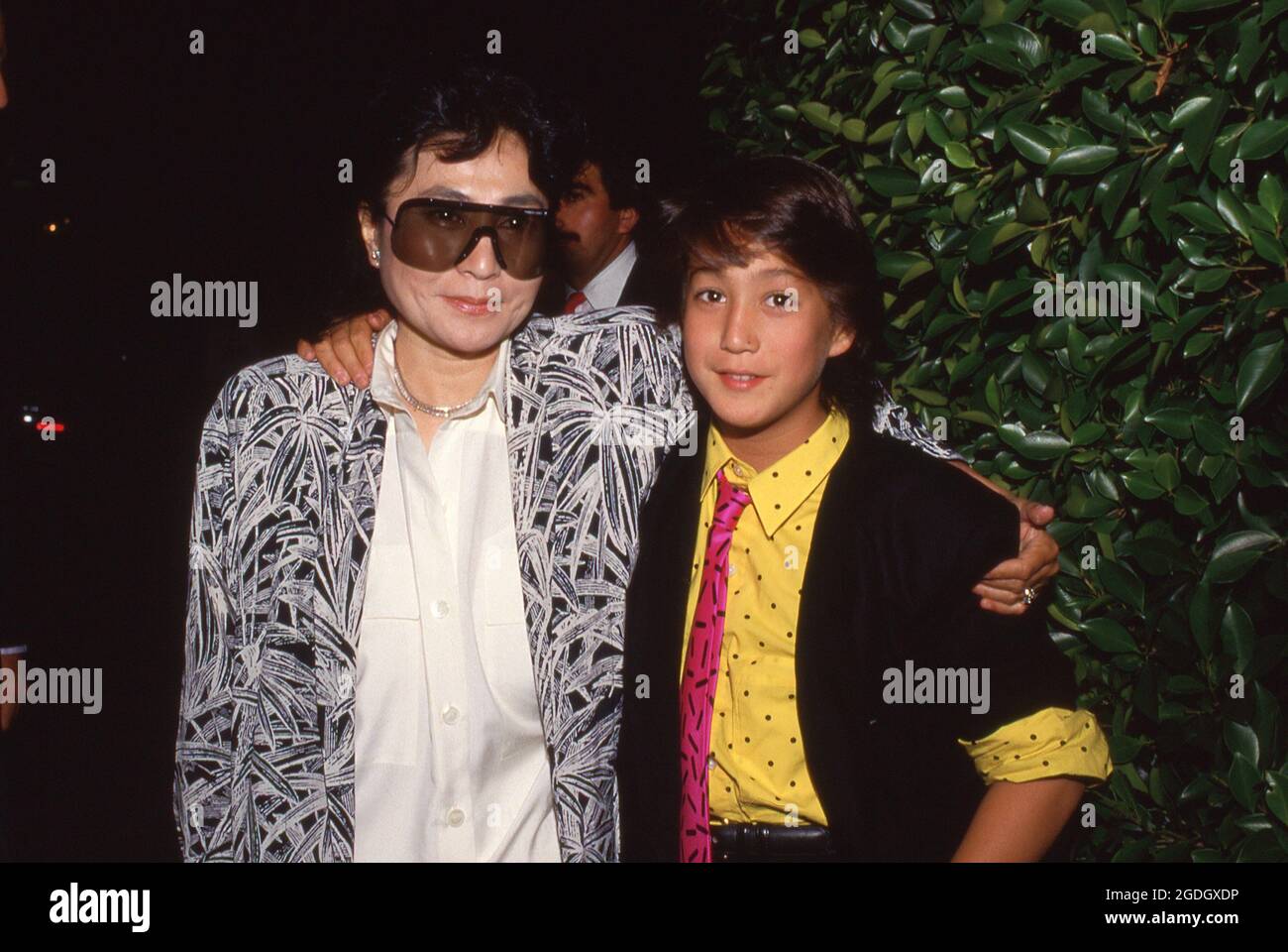 Sean Lennon and Yoko Ono at the Opening of the John Lennon Collection ...