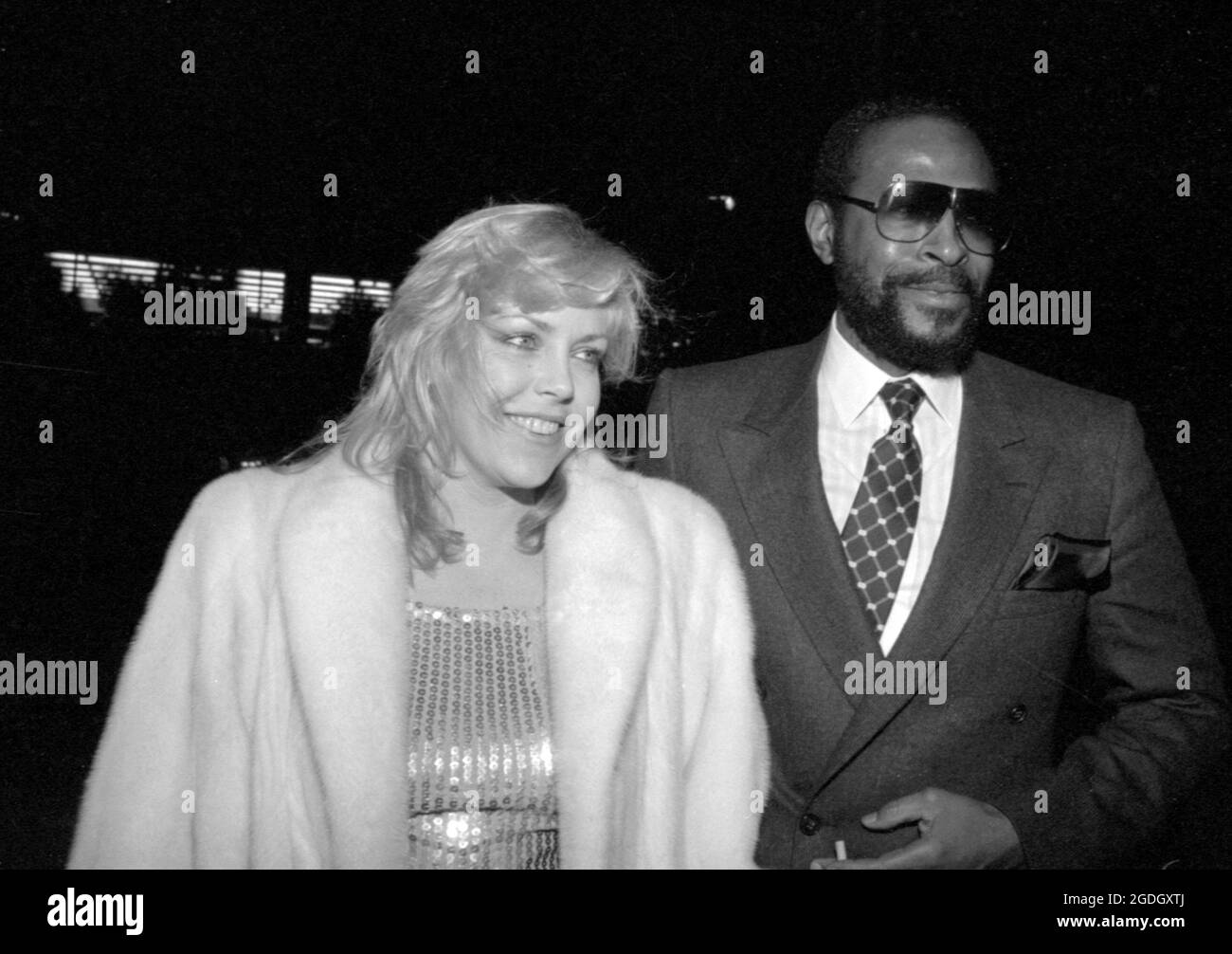 Linda Lemon and Marvin Gaye Circa 1980's Credit: Ralph Dominguez ...
