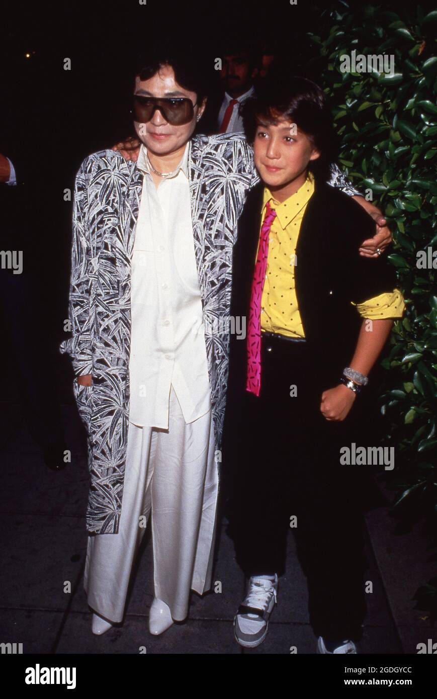 Sean Lennon and Yoko Ono at the Opening of the John Lennon Collection ...