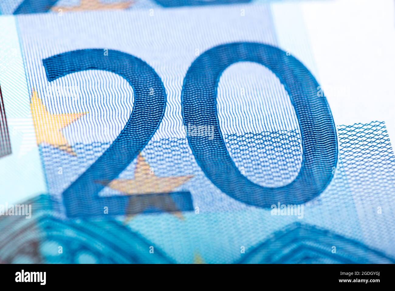Twenty euro banknote, closeup Stock Photo - Alamy