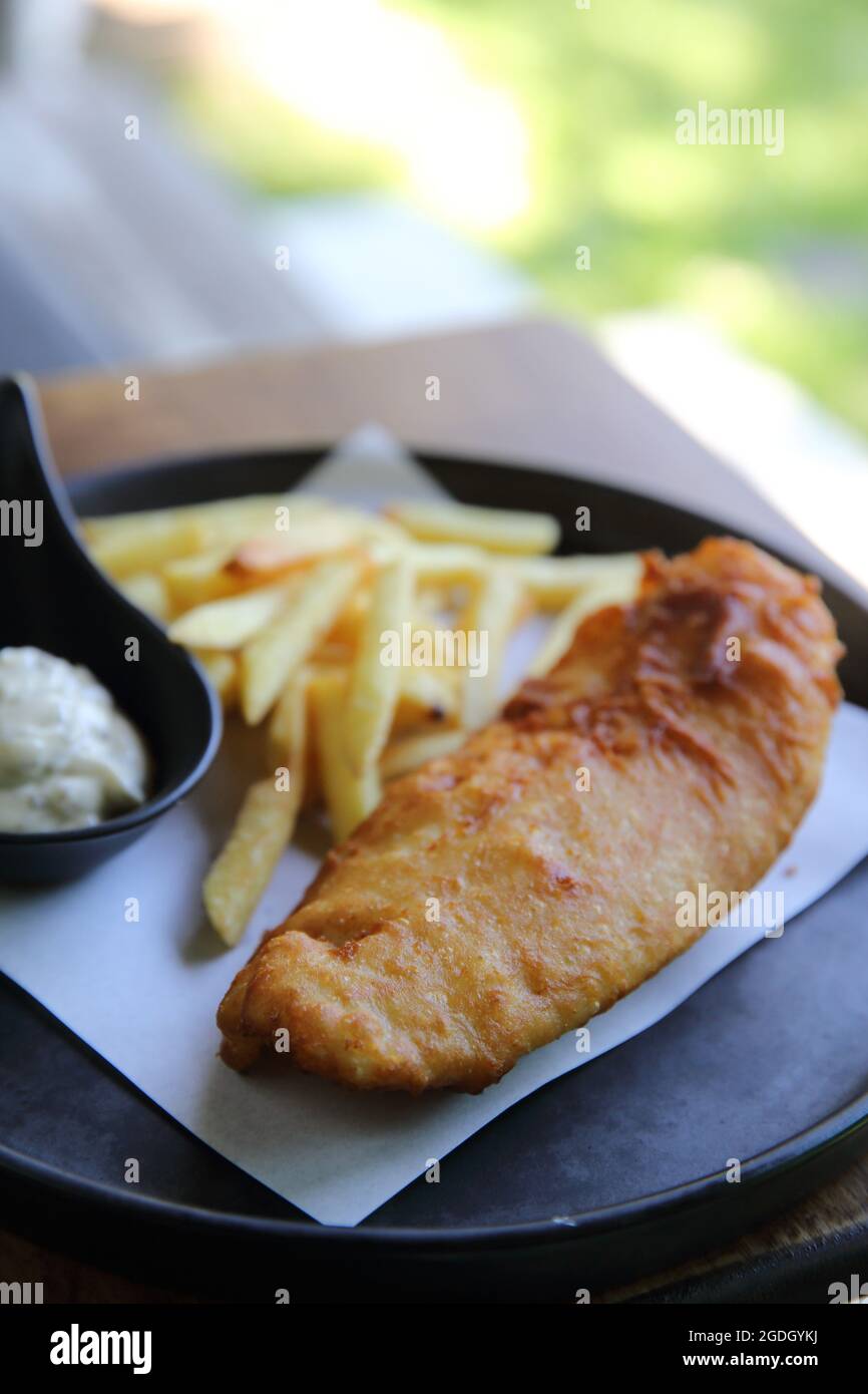 Fish and chips English food Stock Photo - Alamy
