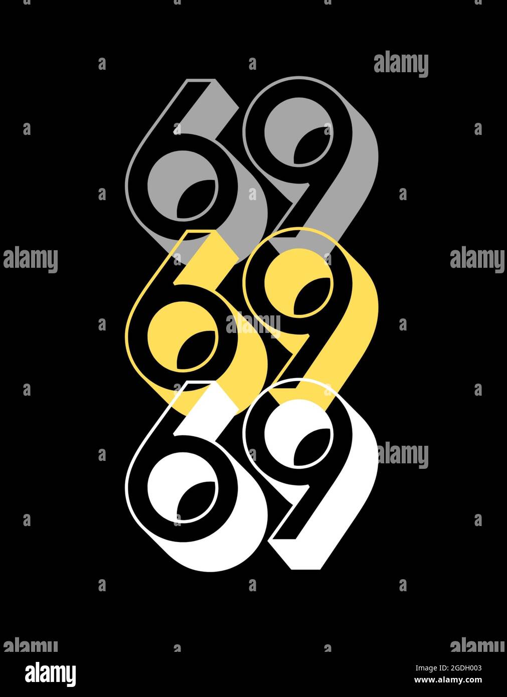 69 typography t-shirt design Stock Photo - Alamy