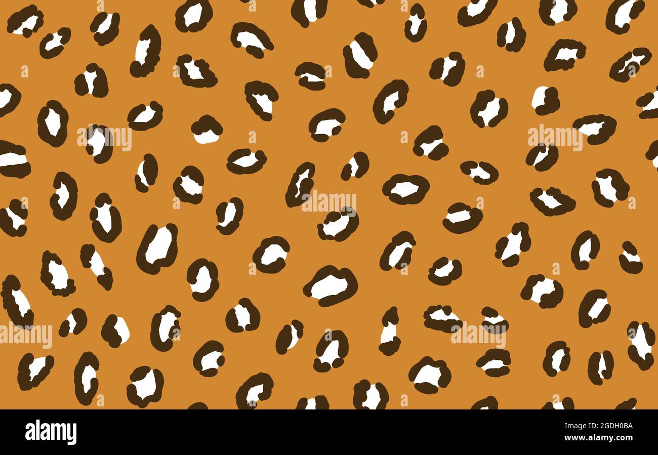 Abstract modern leopard seamless pattern. Animals trendy background ...