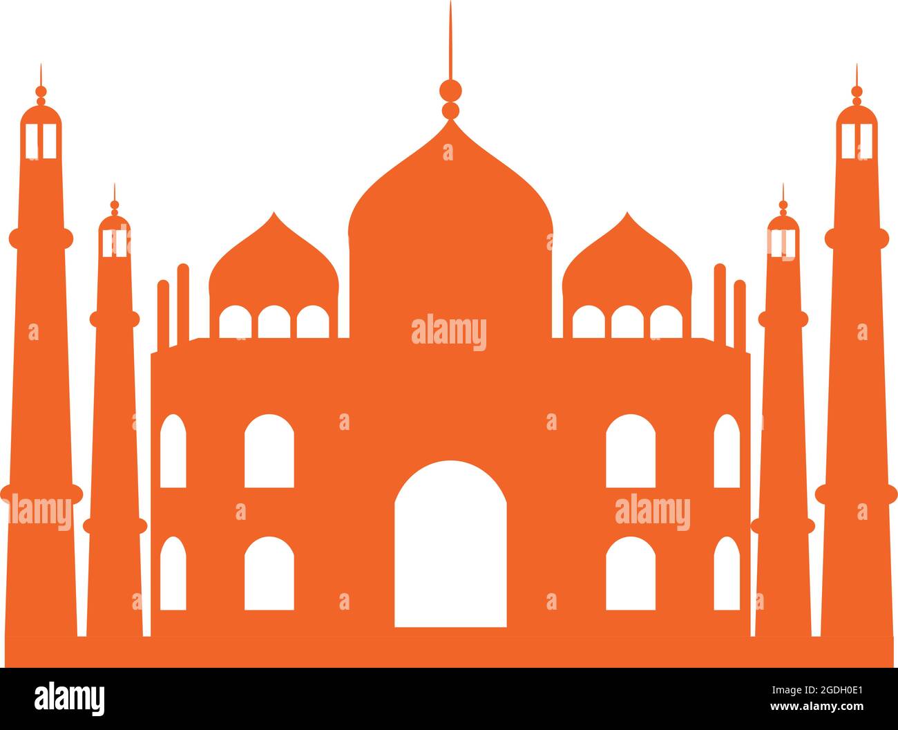 Taj mahal icon on white background Stock Vector Image & Art - Alamy