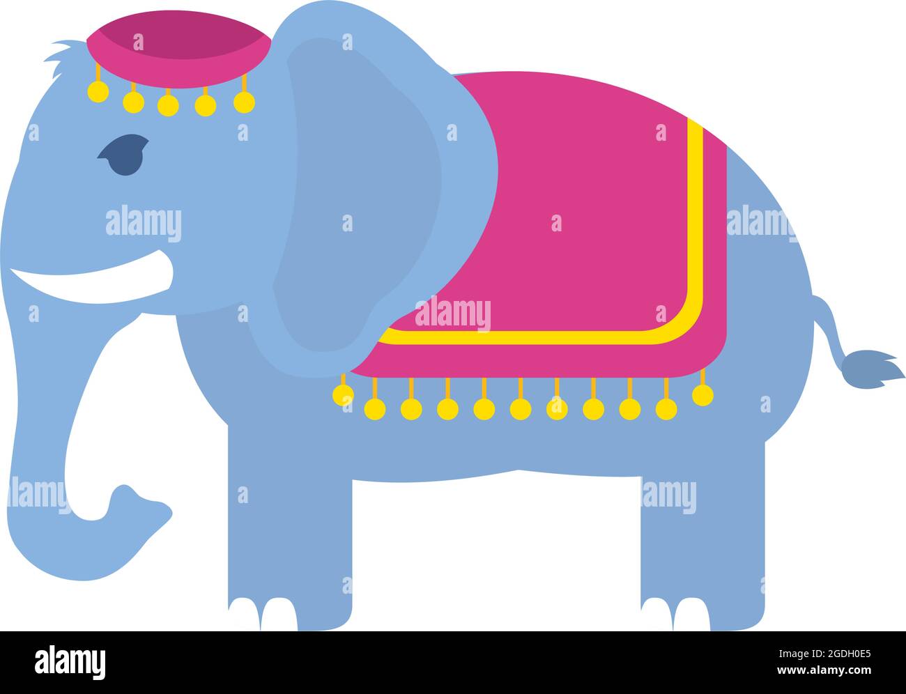 Indian elephant icon on white background Stock Vector Image & Art - Alamy