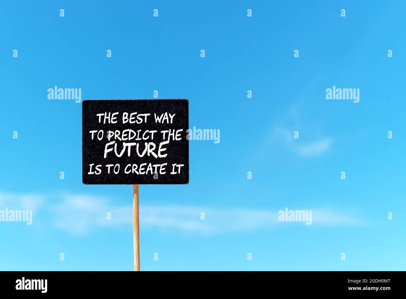 Motivational and inspirational quote - The best way to predict the ...