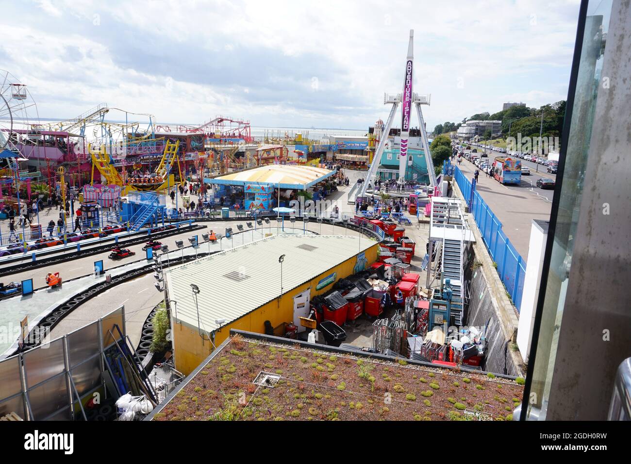 Adventure Island theme park in Southend on Sea, United Kingdom Stock ...