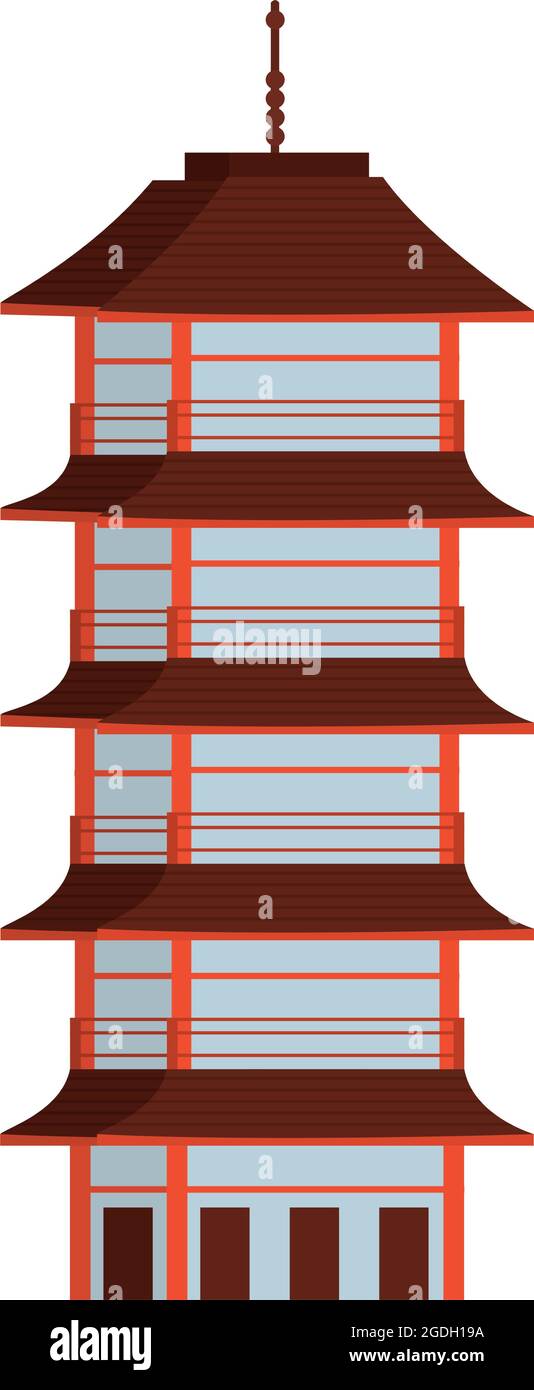 shinto tower icon on white background Stock Vector Image & Art - Alamy