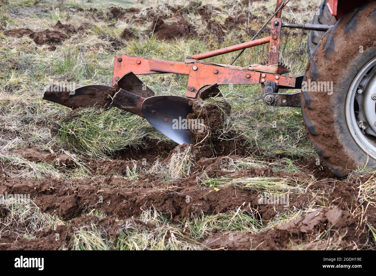 plowing the field editorial only Stock Photo - Alamy