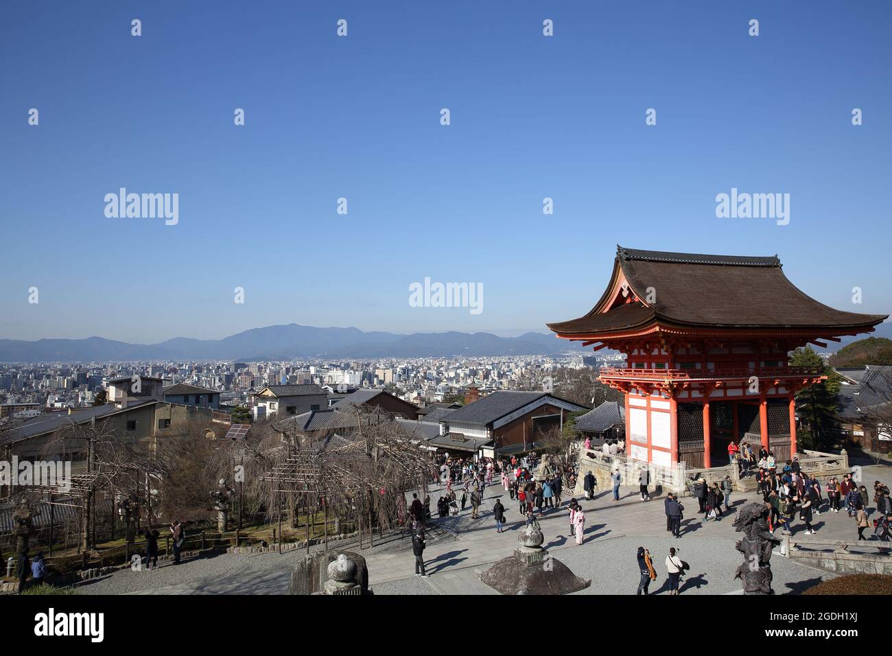 KYOTO - December 31: tourists visit the Kiyomizu temple on December 31 ...