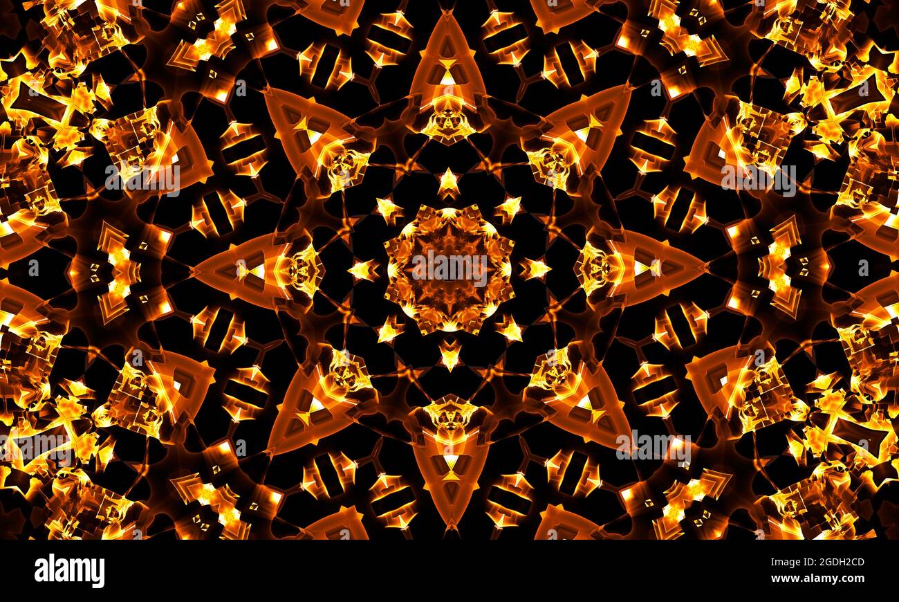 Very beautiful kaleidoscope images for your design, kaledoscope orange ...