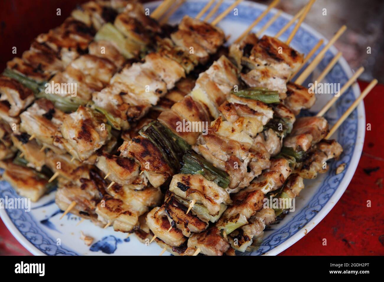 Buta yaki pork barbecue in japanese style Stock Photo - Alamy