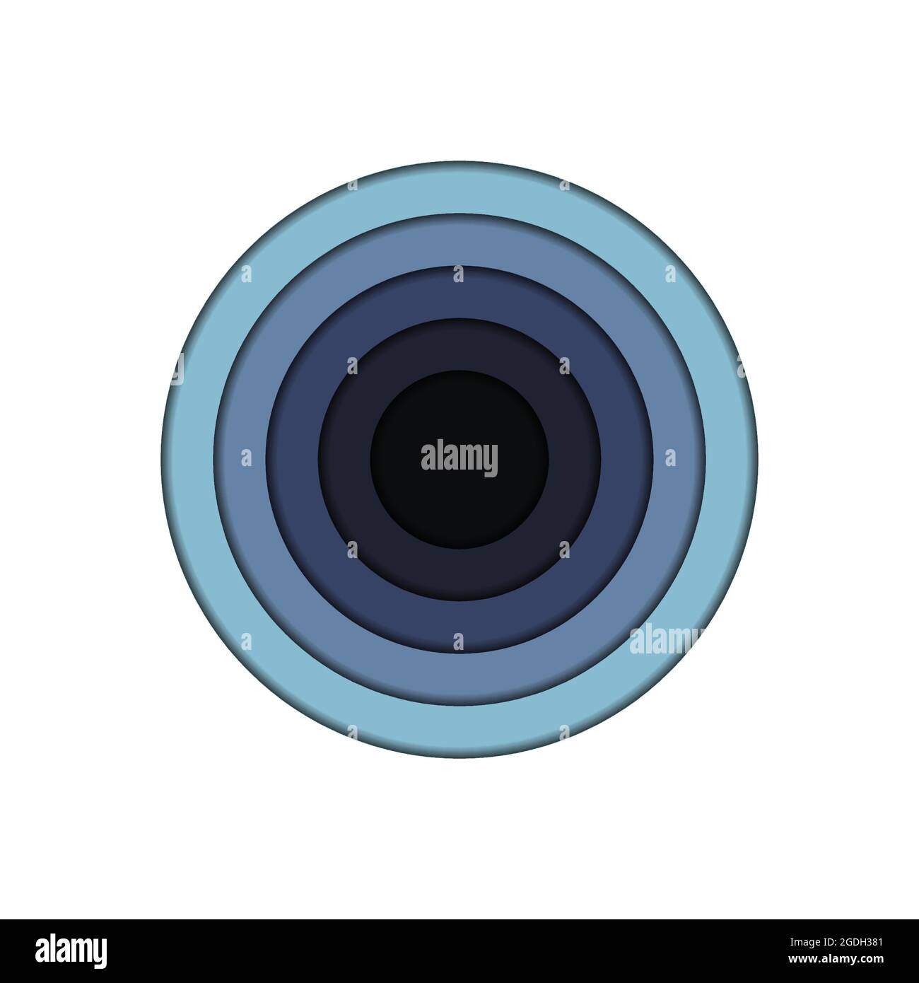 Abstract circular layers on Stock Vector Images - Alamy